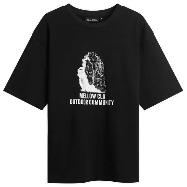 MELLOW CLO Slab T-shirt - Black