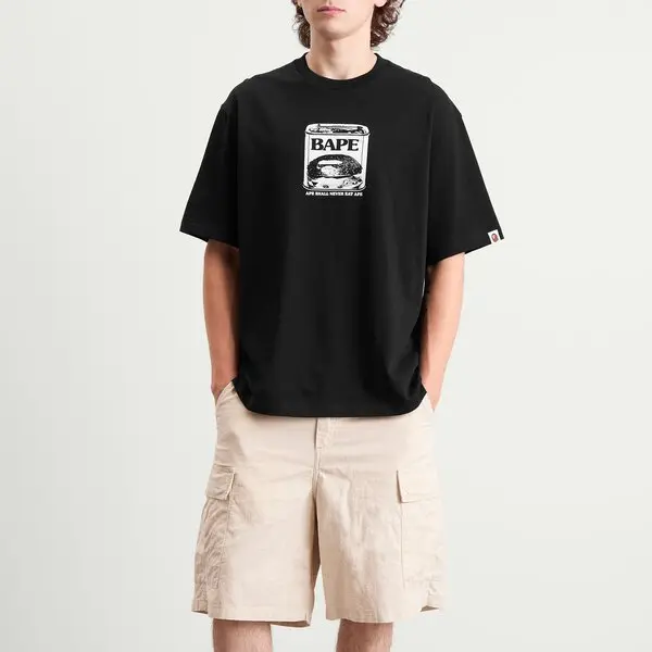 A BATHING APE Can Food T-shirt