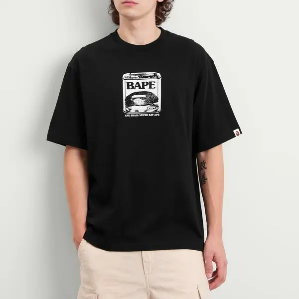 A BATHING APE Can Food T-shirt