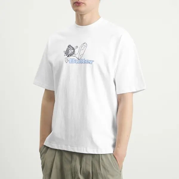 BUTTER GOODS Steppin' Logo T-shirt