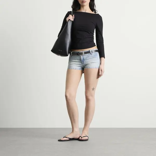 Gimaguas Flor Shorts - Washed Blue