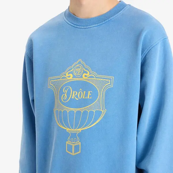 Drole De Monsieur Drole Cup Crewneck Sweatshirt