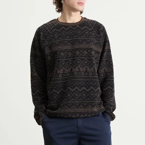 KESTIN Junction Knitted Fairisle Sweatshirt