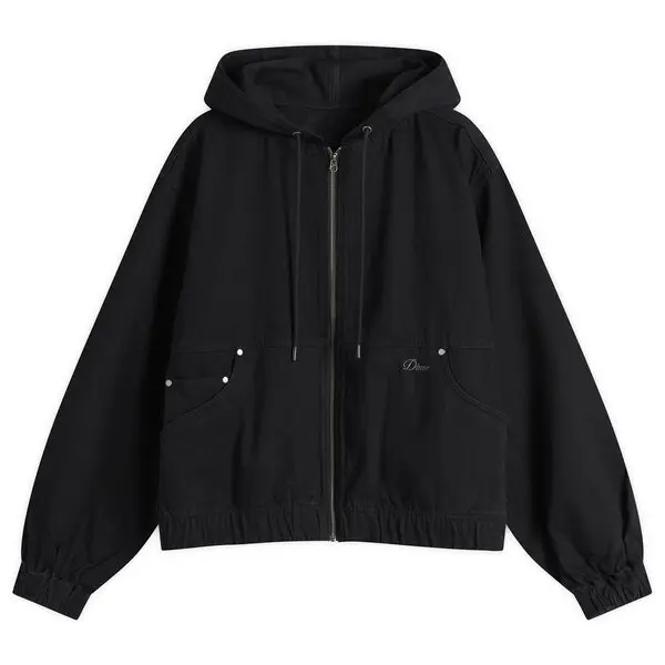 DIME Hooded Denim Jacket - Black