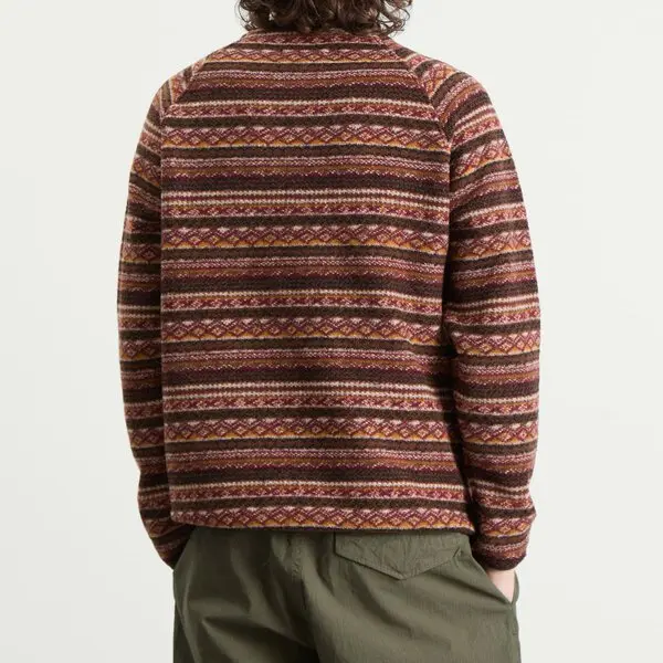 KESTIN Junction Knitted Fairisle Sweatshirt