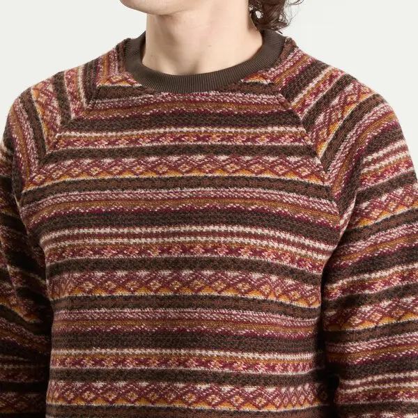 KESTIN Junction Knitted Fairisle Sweatshirt