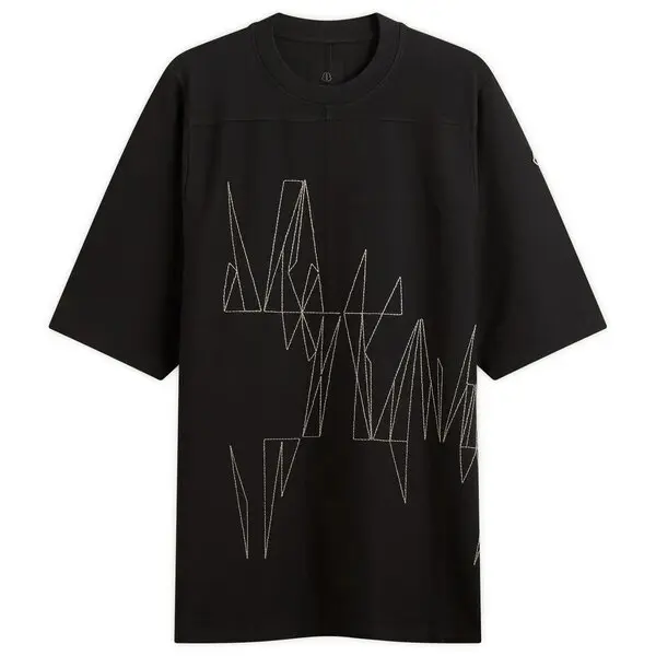 Rick Owens X Moncler Jumbo Short Sleeve T-shirt - Black