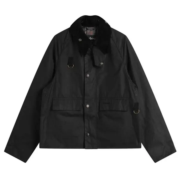 Barbour Sl Spey Wax Jacket - Black