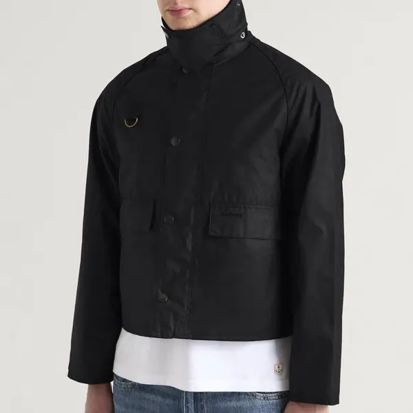 Barbour Sl Spey Wax Jacket - Black