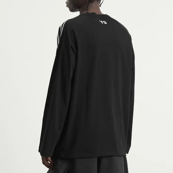 Y3 Distressed Long Sleeve T-shirt