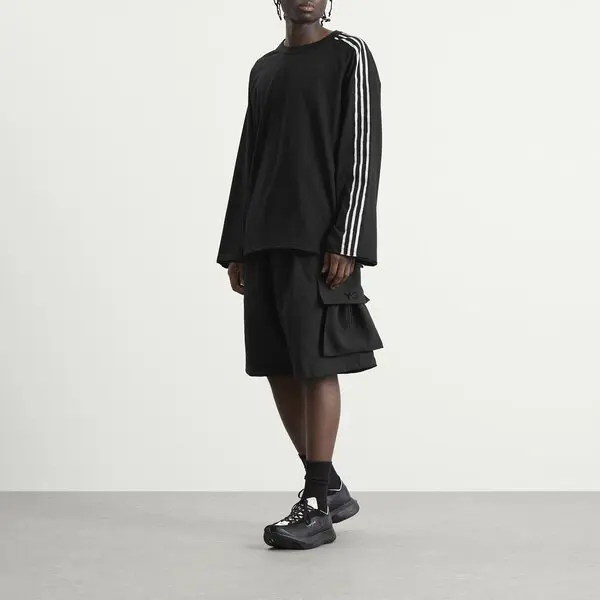 Y3 Distressed Long Sleeve T-shirt
