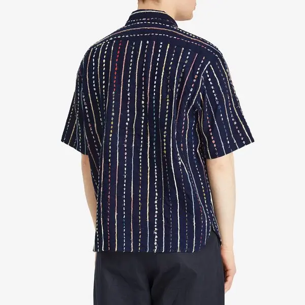 KARDO Ronen Embroidered Stripe Vacation Shirt