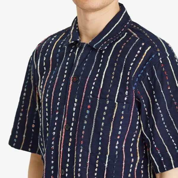 KARDO Ronen Embroidered Stripe Vacation Shirt