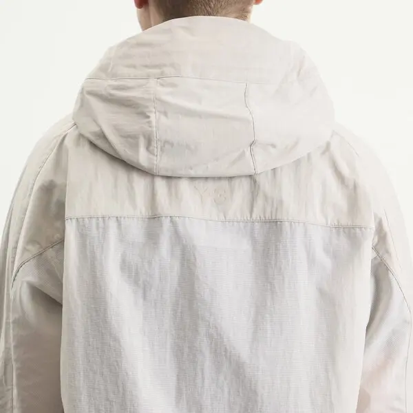 Y3 Cotton Blend Hooded Jacket