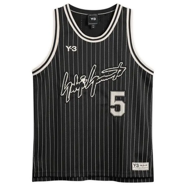 Y3 Elite 5 Edwards Basketball Jersey - Black