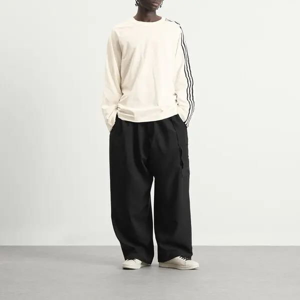 Y3 Distressed Long Sleeve T-shirt