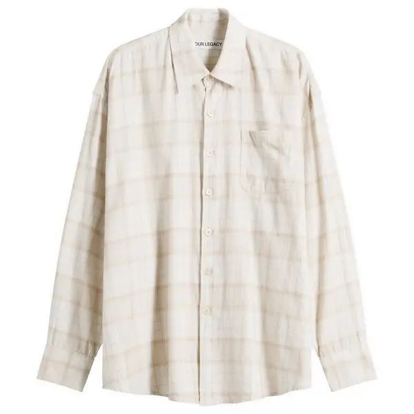 Our Legacy Check Print Borrowed Shirt - Stella
