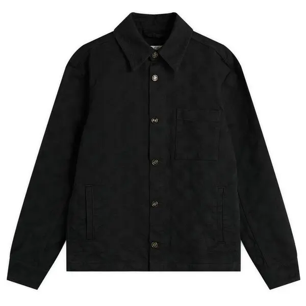 Casablanca Denim Monogram Shacket - Black