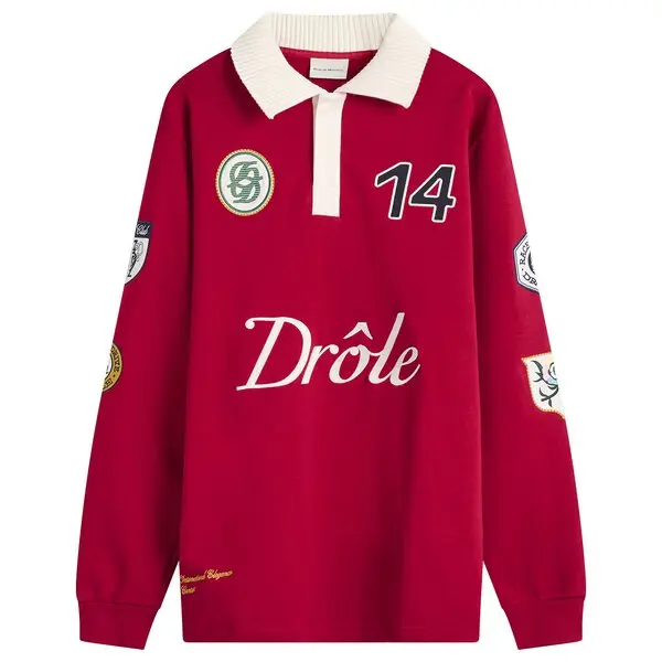 Drole De Monsieur Racing Polo Shirt - Red