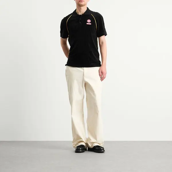 Casablanca Rib Velour Raglan Polo