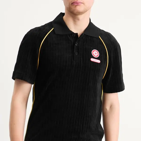 Casablanca Rib Velour Raglan Polo