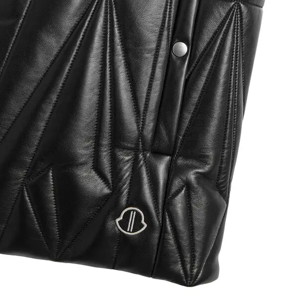 Rick Owens X Moncler Geocamo Flight Leather Vest