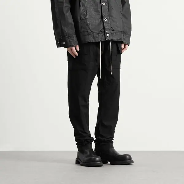 Rick Owens Creatch Cargo Drawstring - Black