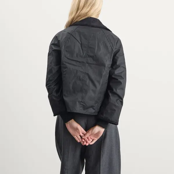 Barbour Cropped Beadnell Wax Jacket