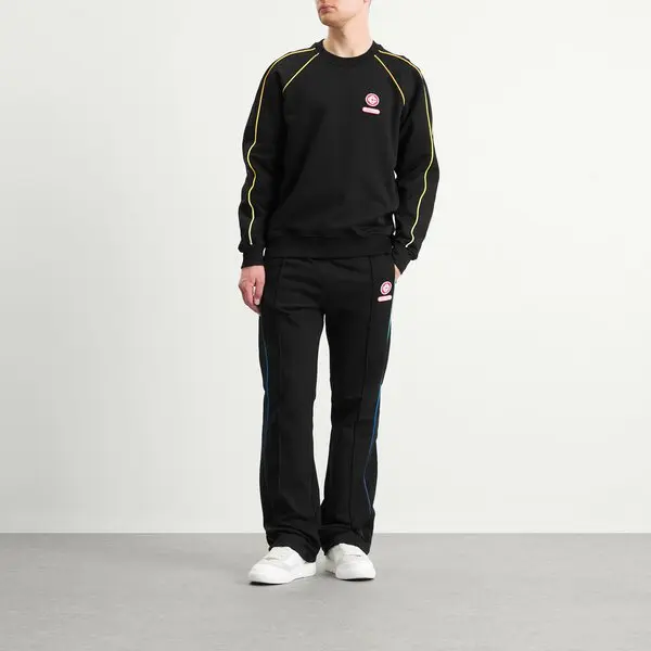Casablanca Loopback Gradient Piping Open Hem Jogger