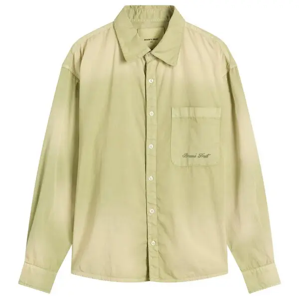 BRAM'S FRUIT End. X Fruit Dye Shirt - Green