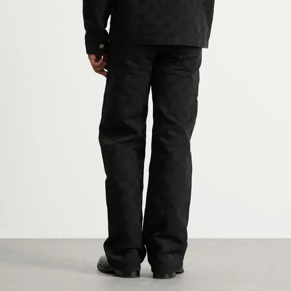 Casablanca Monogram Denim Straight Leg Jeans