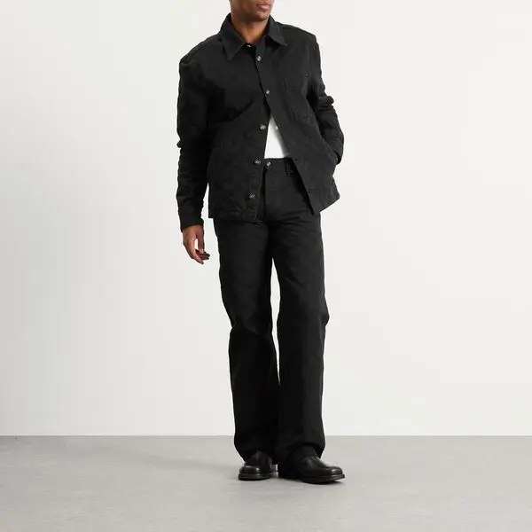 Casablanca Monogram Denim Straight Leg Jeans