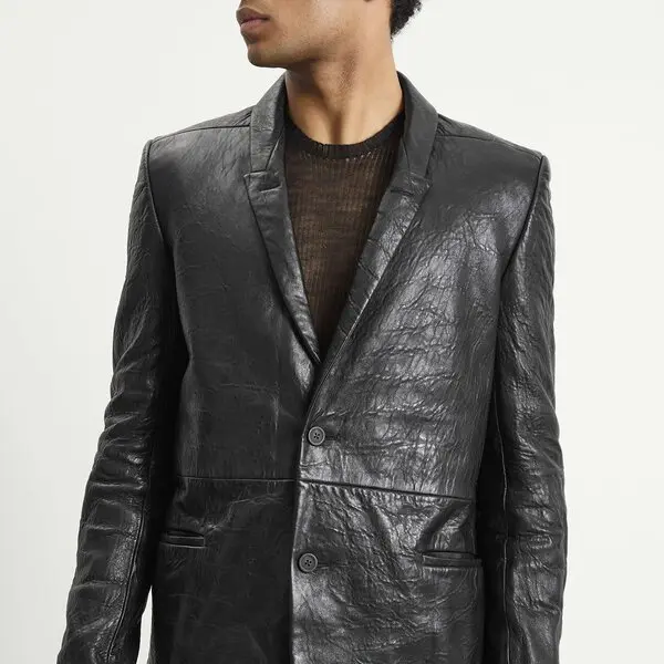 Rick Owens Leather Blazer