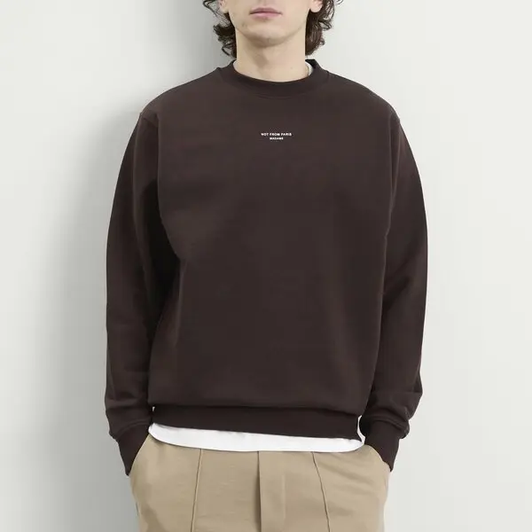 Drole De Monsieur Classic Slogan Sweatshirt