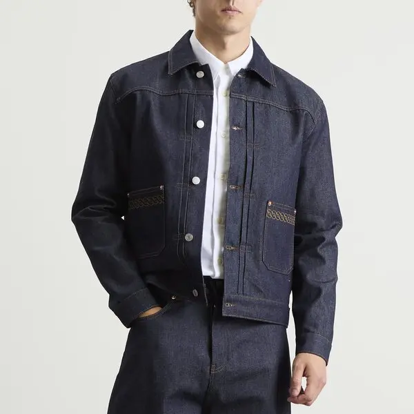 Drole De Monsieur Raw Denim Jacket