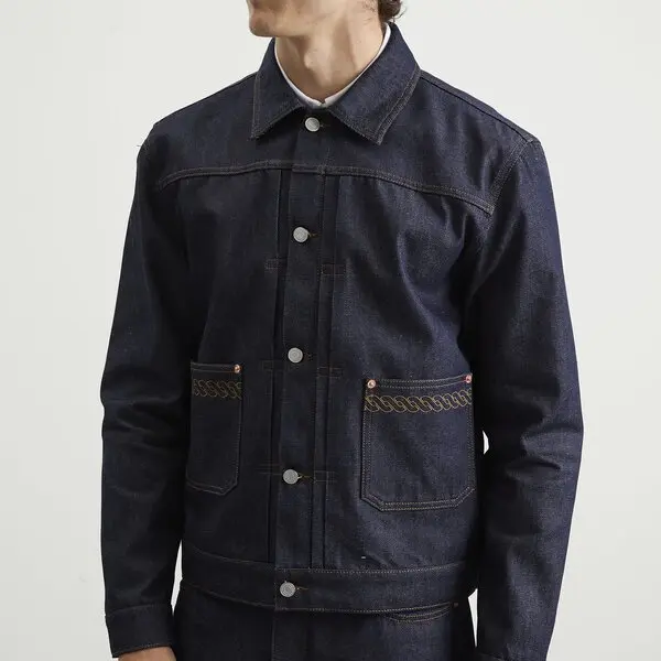 Drole De Monsieur Raw Denim Jacket