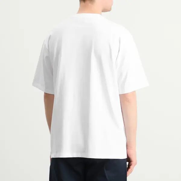 LATE CHECKOUT Blue Script Tee