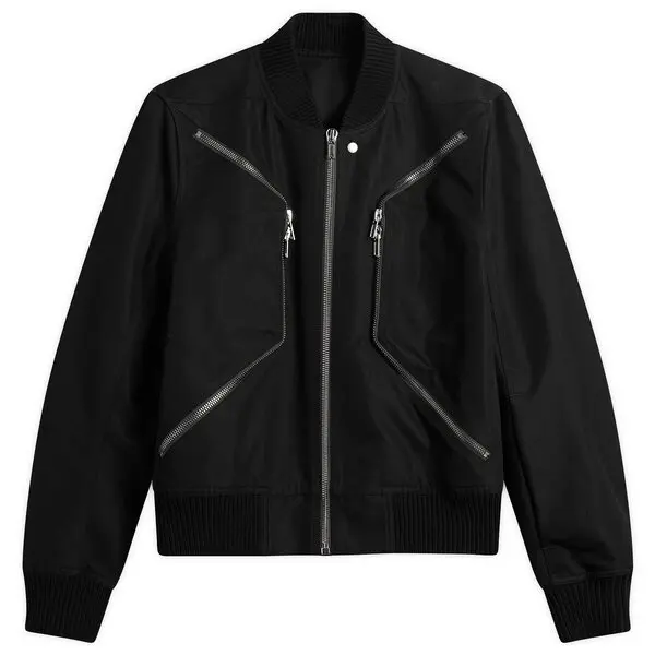 Rick Owens Heizer Flight Bomber Jacket - Black