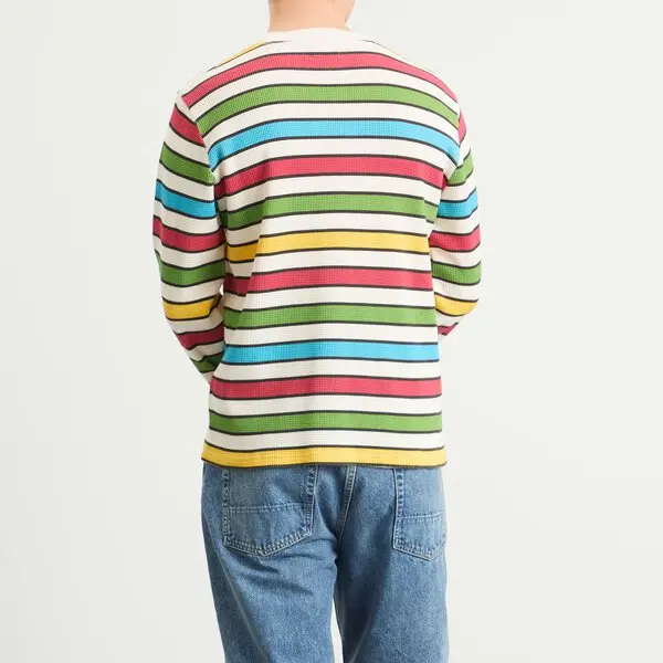 LATE CHECKOUT Script Waffle L/s Tee