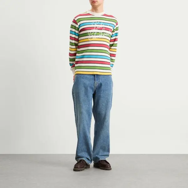 LATE CHECKOUT Script Waffle L/s Tee