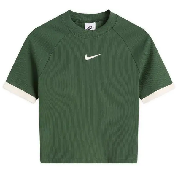 Nike Sports Fitted Top - Fir/sail