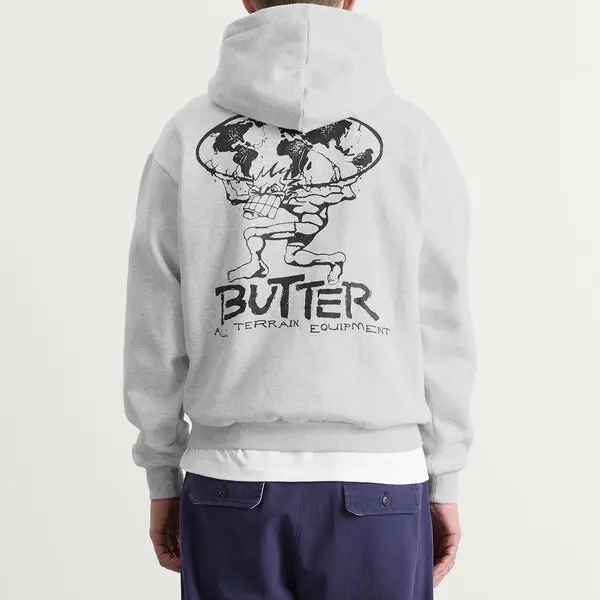 BUTTER GOODS Terrain Hoodie - Ash