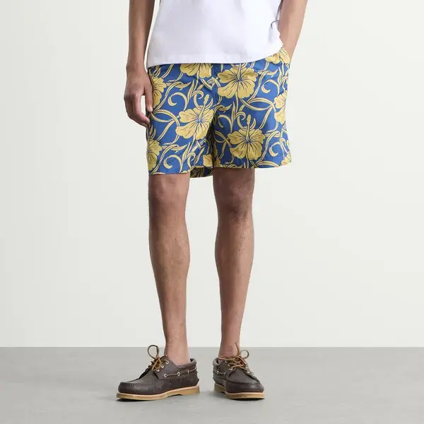 Drole De Monsieur Hibiscus Beach Shorts