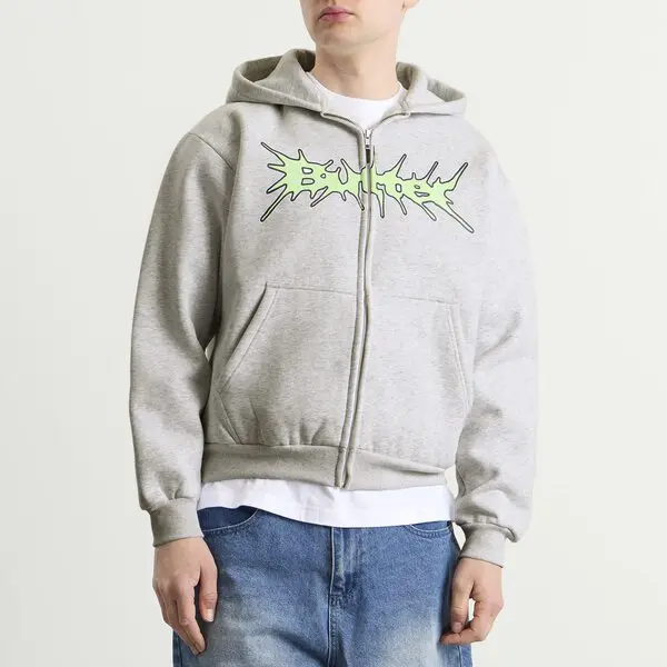 BUTTER GOODS Nail Logo Zip Hoodie