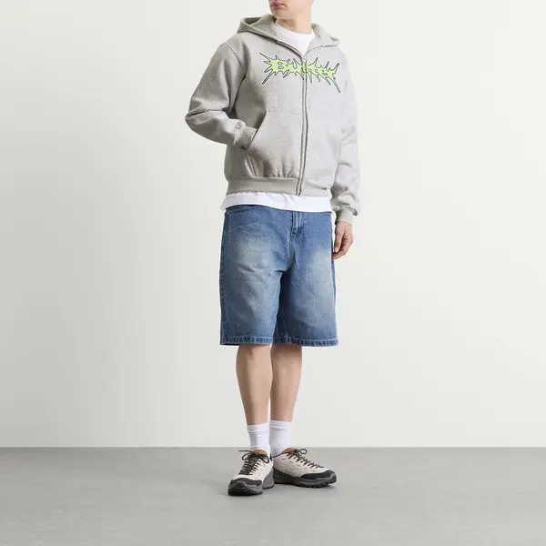 BUTTER GOODS Nail Logo Zip Hoodie