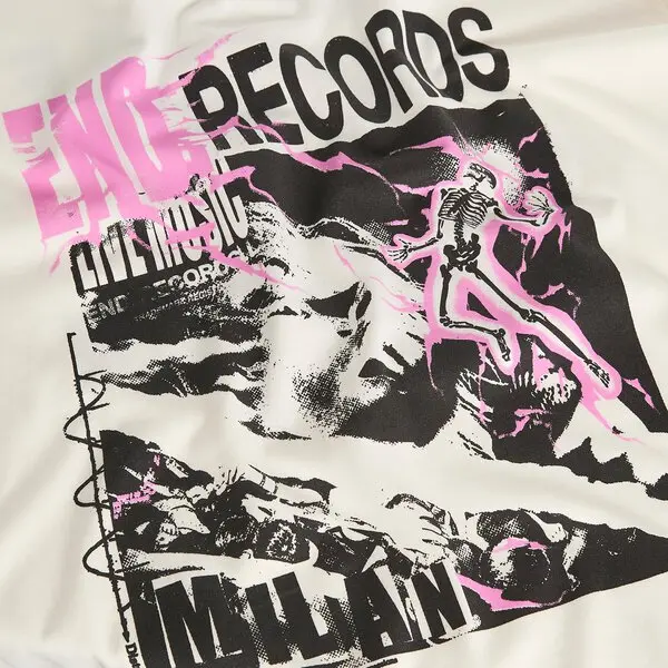 END. Records T-shirt - Ecru