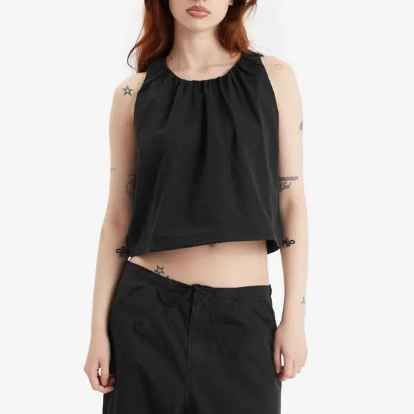 Good American Twill Parachute Bubble Top