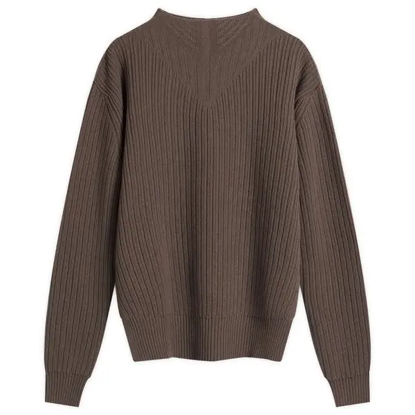 Rick Owens Fisherman Rib Crew - Dust