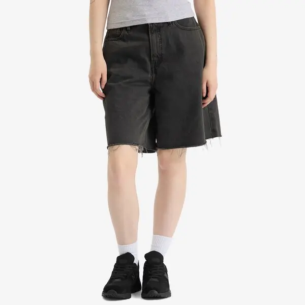 Good American Good Extreme Barrel Shorts