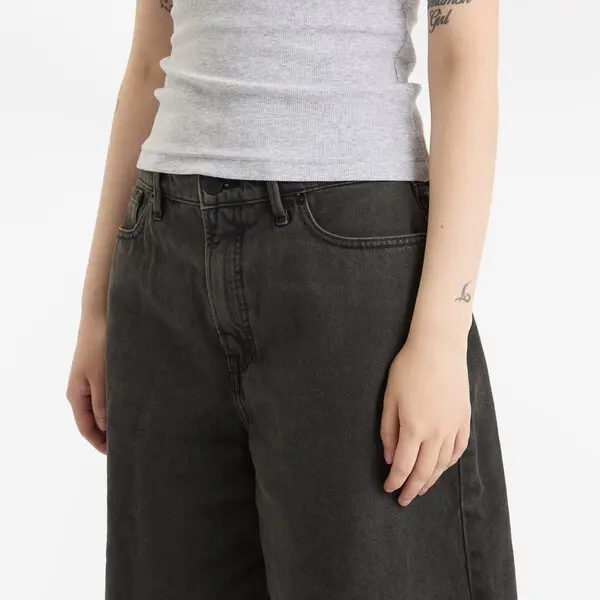 Good American Good Extreme Barrel Shorts